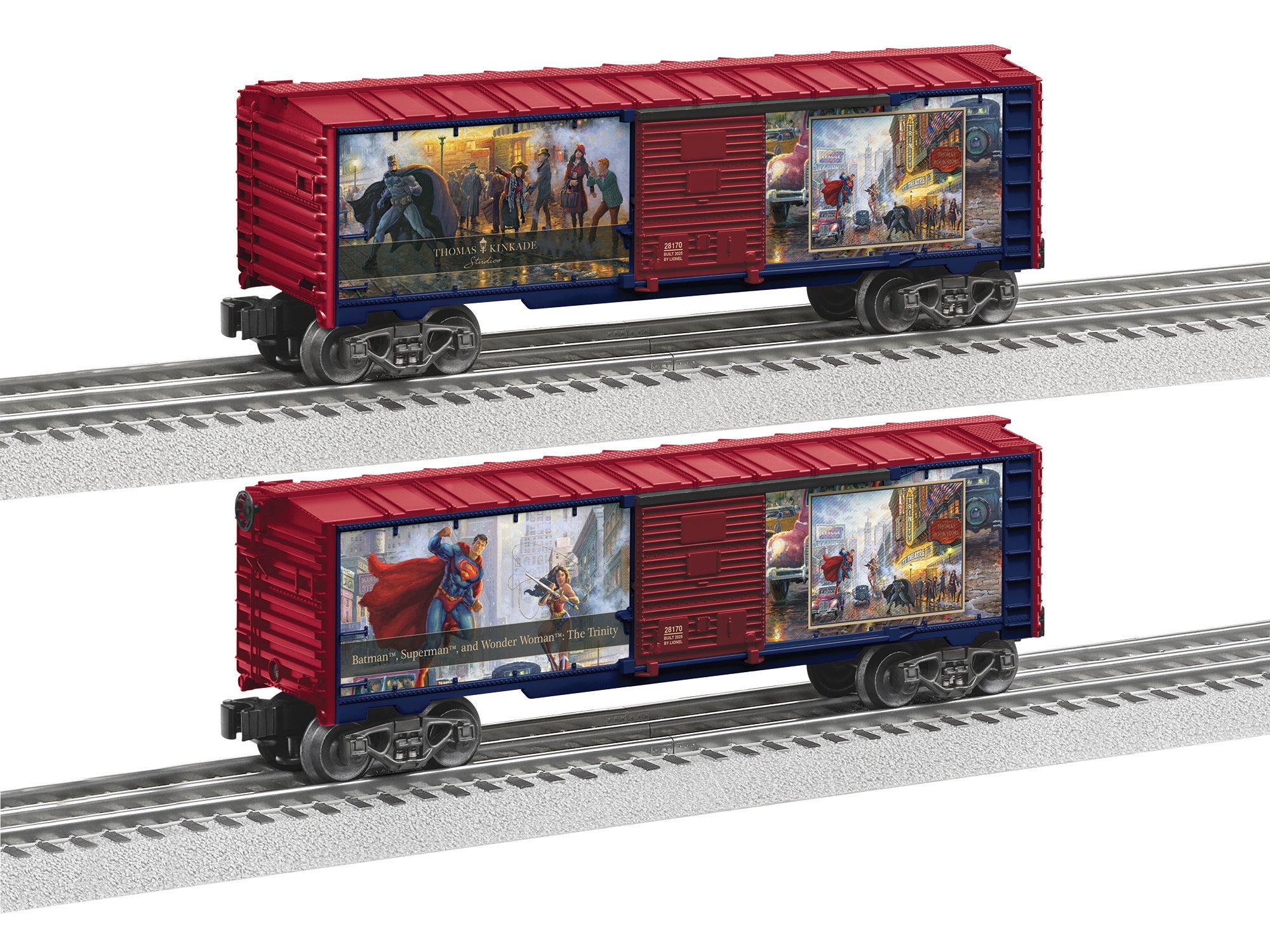 THOMAS KINKADE STUDIOS - DC SUPERMAN PROTECTOR OF METROPOLIS BOXCAR ...