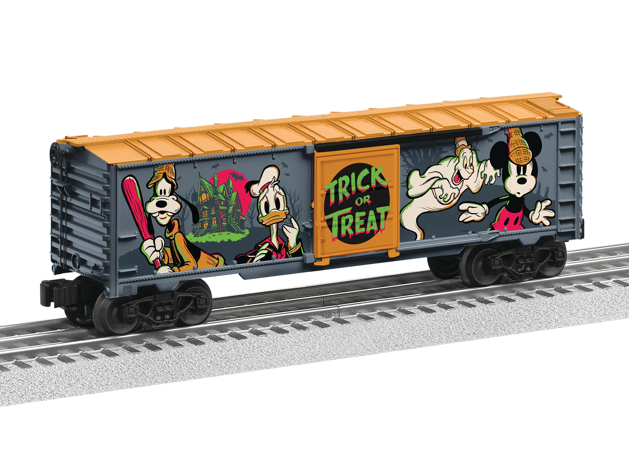 DISNEY MICKEY & FRIENDS LONESOME GHOSTS BOXCAR – Old Engine House