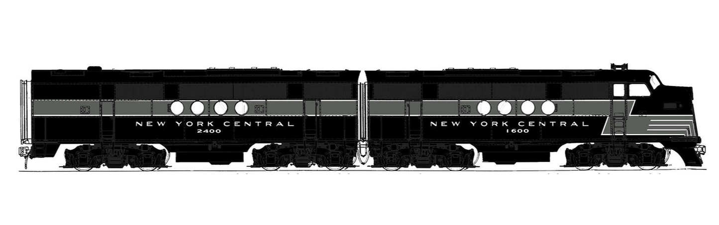 SUNSET MODELS 3RD RAIL EMC(EMD) A&B NEW YORK CENTRAL - 2-RAIL – Old ...